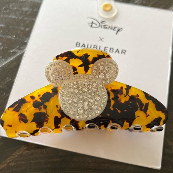 Disney | Accessories | Disney Rhinestone Jaw Clip With Tortoise Shell ...